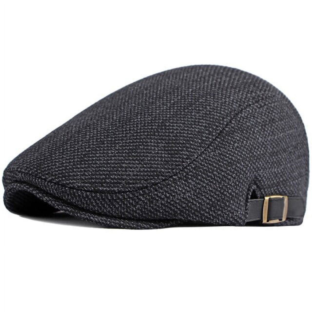 SikaFu Berets Autumn Winter Cap for Men Adjustable Ivy Newsboy Flat Cap ...