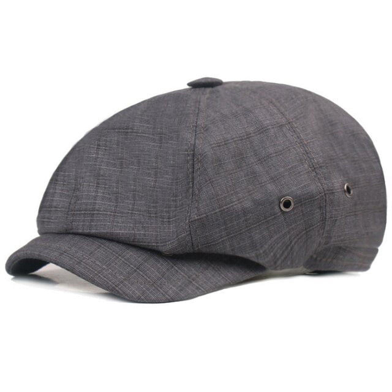 SikaFu Berets Men Women New Plaid Octagonal Newsboy Cap Male Female ...