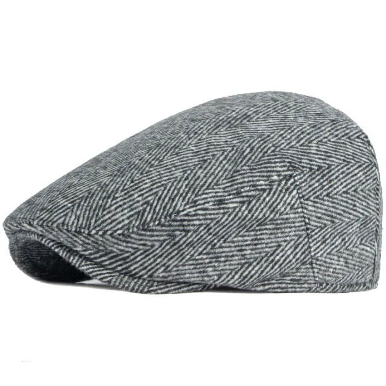 SikaFu Berets Mens Caps Vintage Striped Autumn Winter Mens Hat Wool ...