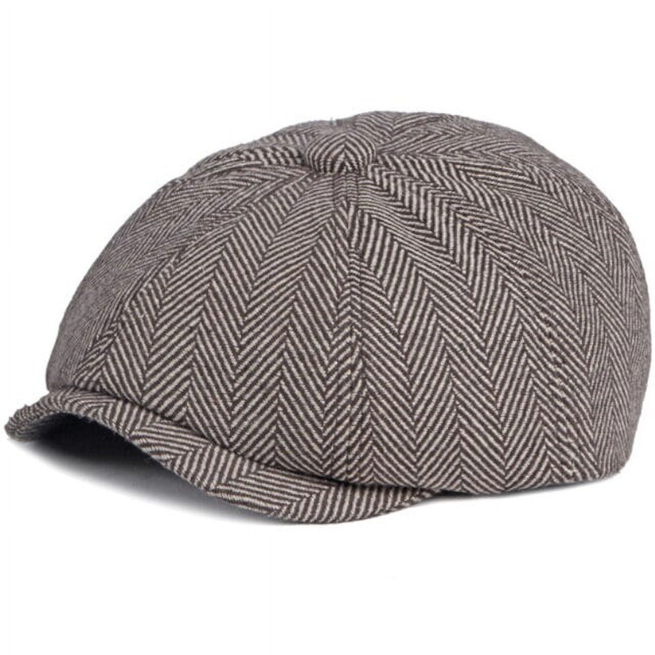 SikaFu Berets Spring Autumn Men Women Cap Hat Striped Octagonal Newsboy ...