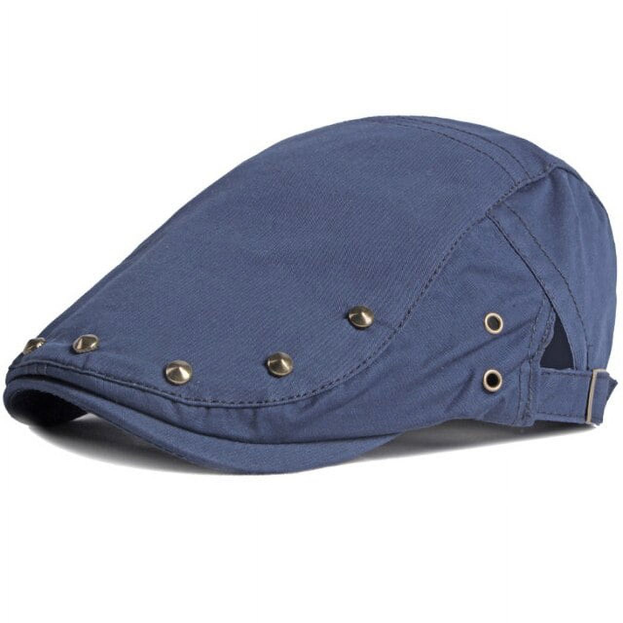 SikaFu Berets Spring Summer Caps for Men Women Rivet Adjustable Ivy ...