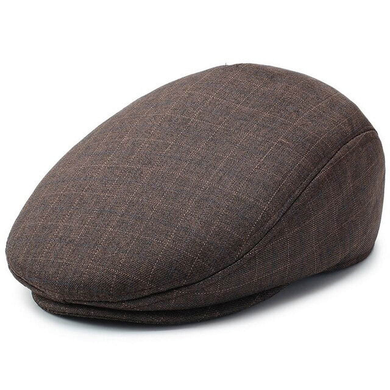 SikaFu Berets Spring Summer Hat Men Cap Vintage Plaid Dad Father ...