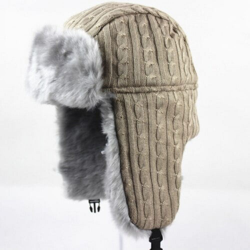 SikaFu Bomber Hat Thick Warm Men Women Winter Hat Ear Protect Snow Ski ...