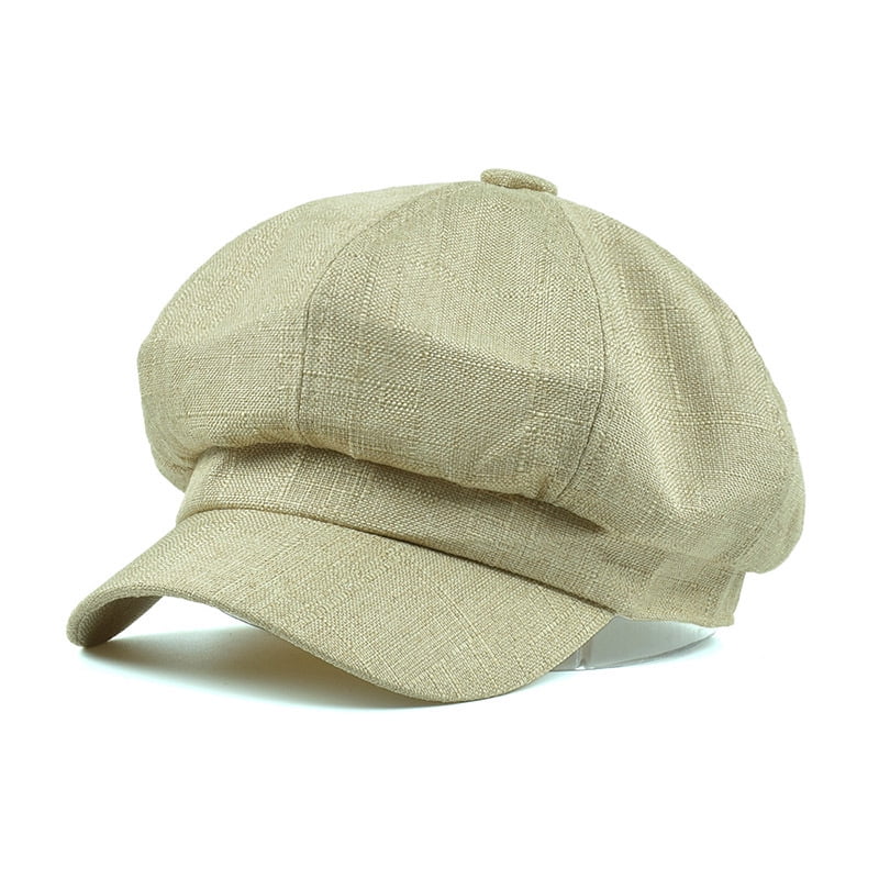 SikaFu British Retro Thin Cotton Octagonal Hats Version Of Personal ...