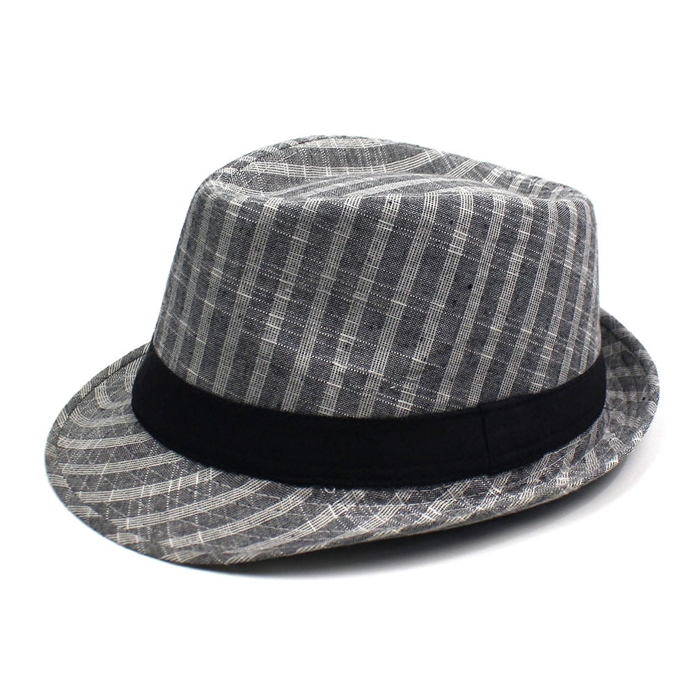 SikaFu Casual Wild Hat, Men's Hat, Polyester Cotton Jazz Hat, Small ...