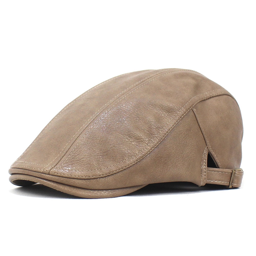 SikaFu European And American Fashion New Thick -Leather Shell Hat Men's ...