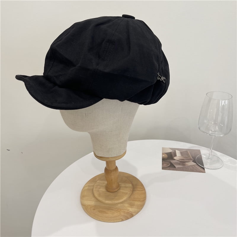 SikaFu Japanese Retro Large Edition Octagonal Hat, Versatile For Women ...