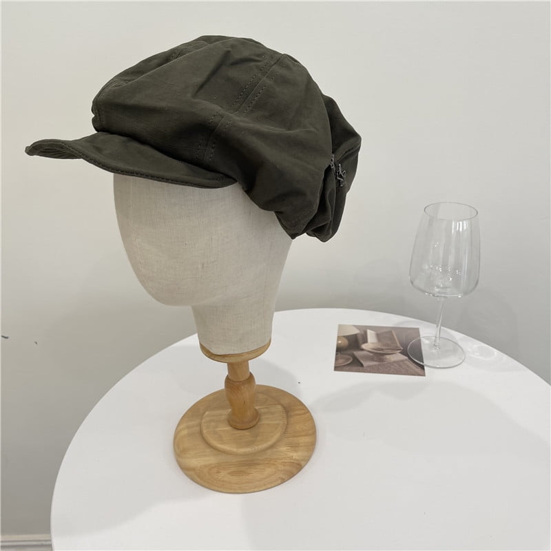 SikaFu Japanese Retro Large Edition Octagonal Hat, Versatile For Women ...
