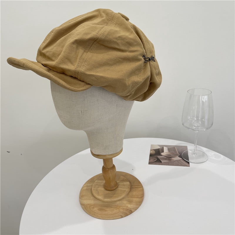 SikaFu Japanese Retro Large Edition Octagonal Hat, Versatile For Women ...