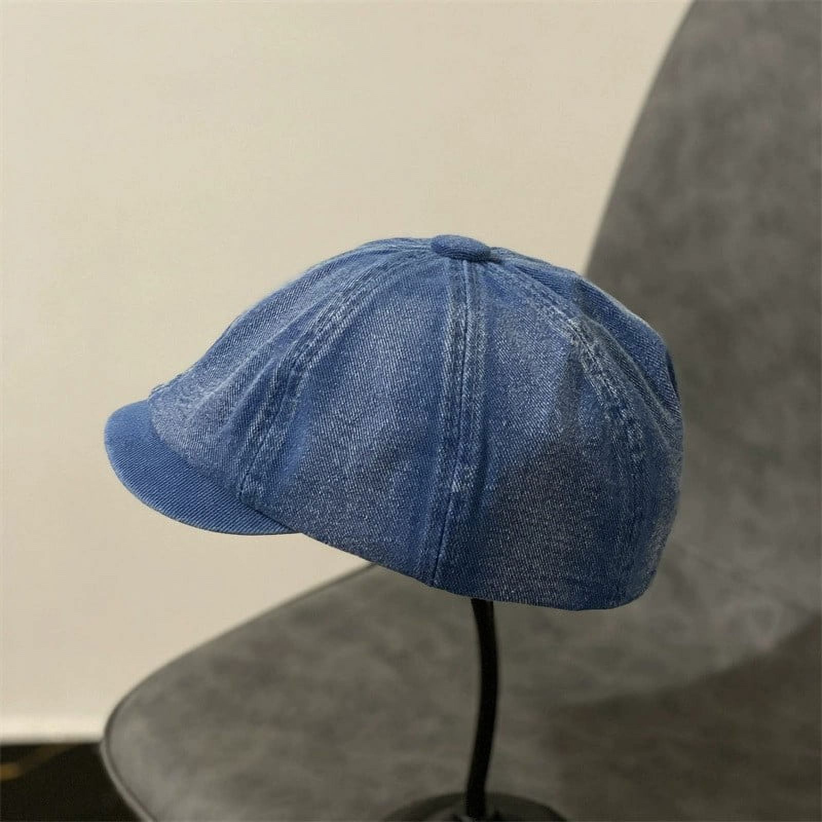 SikaFu Japanese Style Retro Denim Beret, Versatile For Women ...