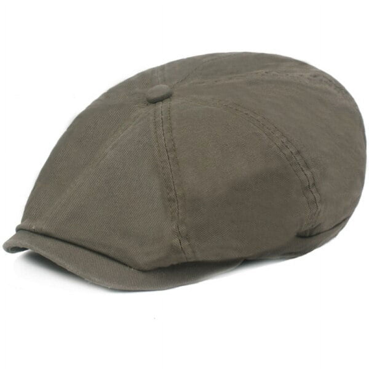 SikaFu Men Caps Solid Plain Ivy Flat Newsboy Caps High Quality Cotton ...