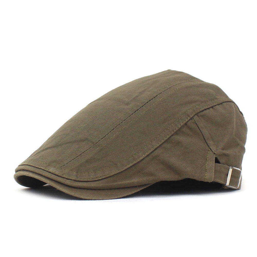 SikaFu Men's Breda Cap Adjustable Light Board Solid Color Forward Hat ...