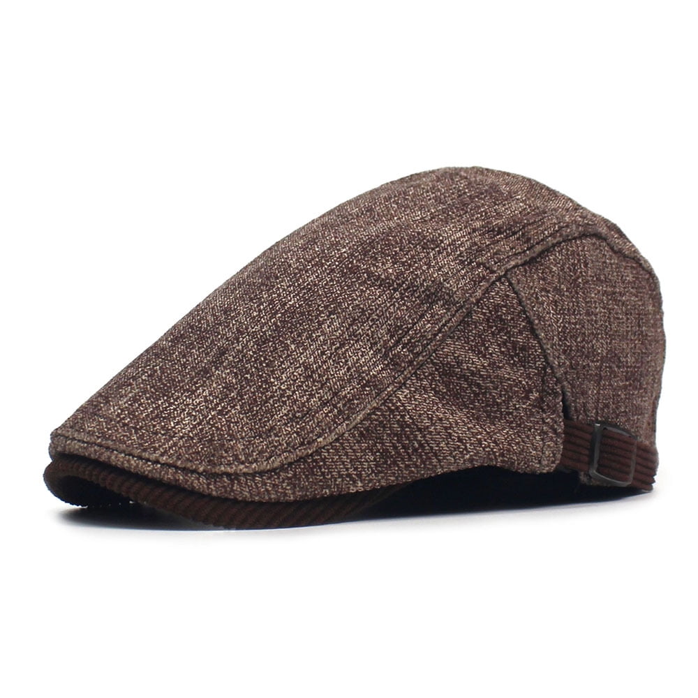 SikaFu Men's Winter Hat Thickened Warm Cotton Hats, Velvet Beret, Retro ...