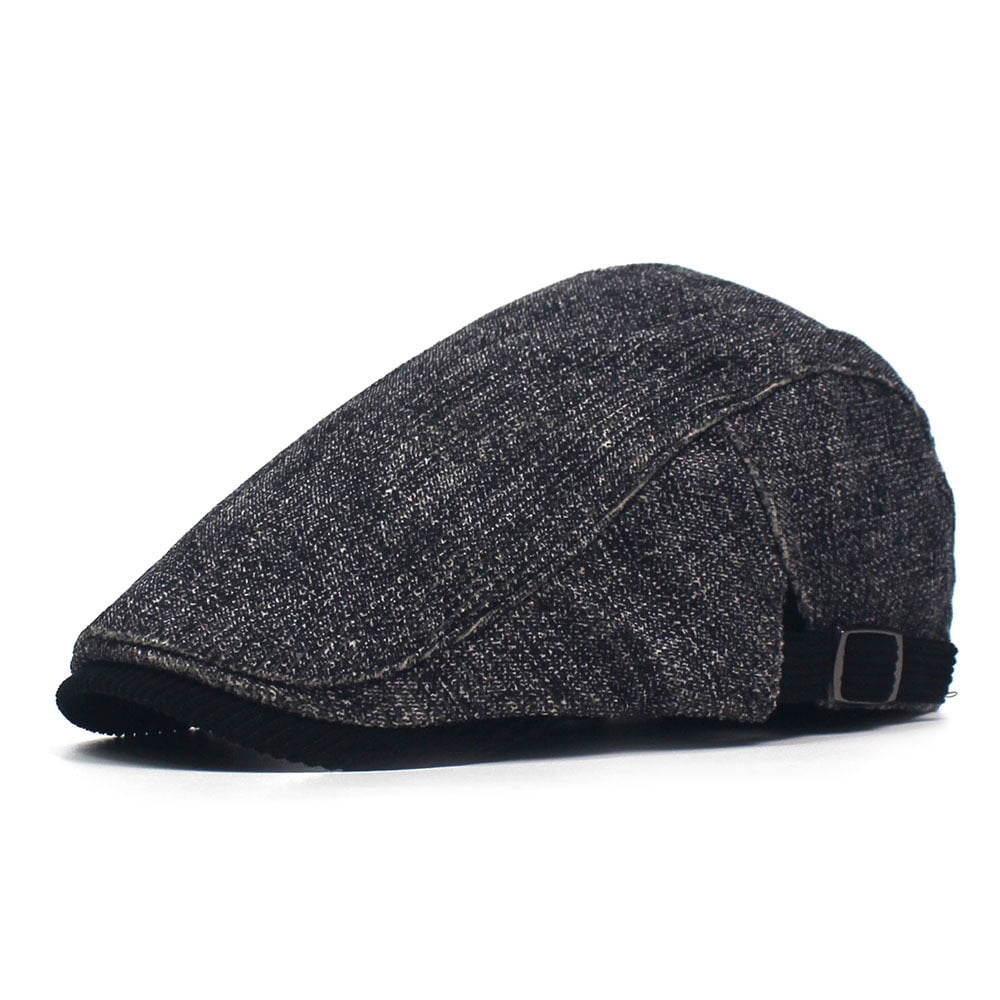 SikaFu Men's Winter Hat Thickened Warm Cotton Hats, Velvet Beret, Retro ...