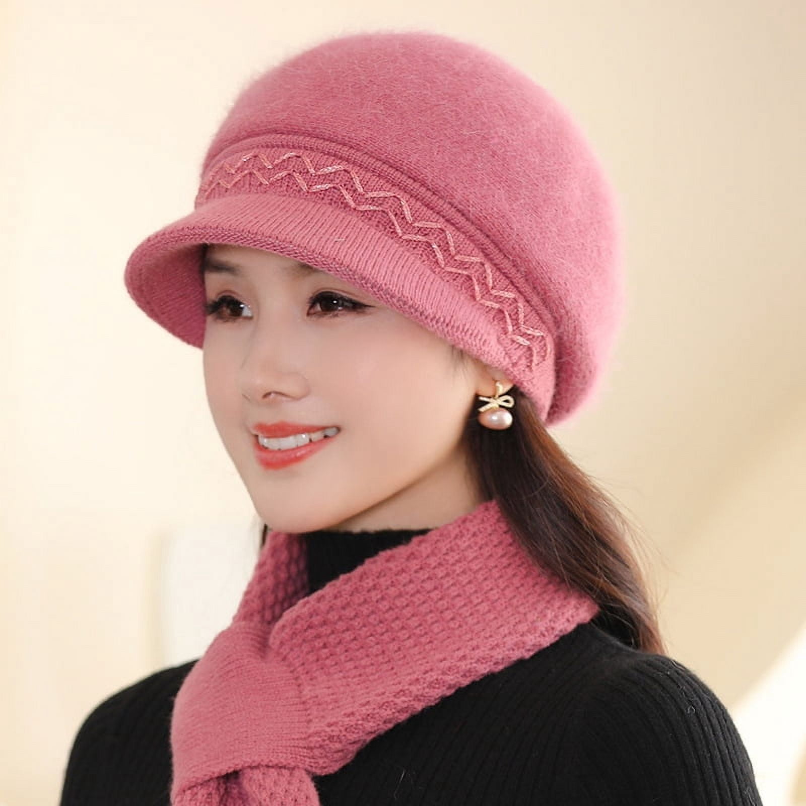 SikaFu Middle -Aged And Elderly Hat Female Autumn And Winter Rabbit ...