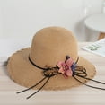 SikaFu Ms. Weaving Straw Hat Mori Flower Flower Sun Hat Spring And ...