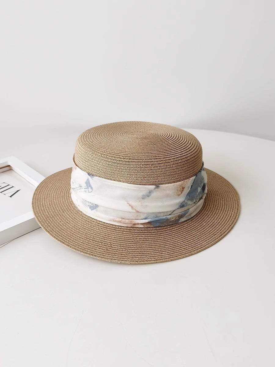 SikaFu New Chinese Style Straw Hat For Women In Spring And Summer ...