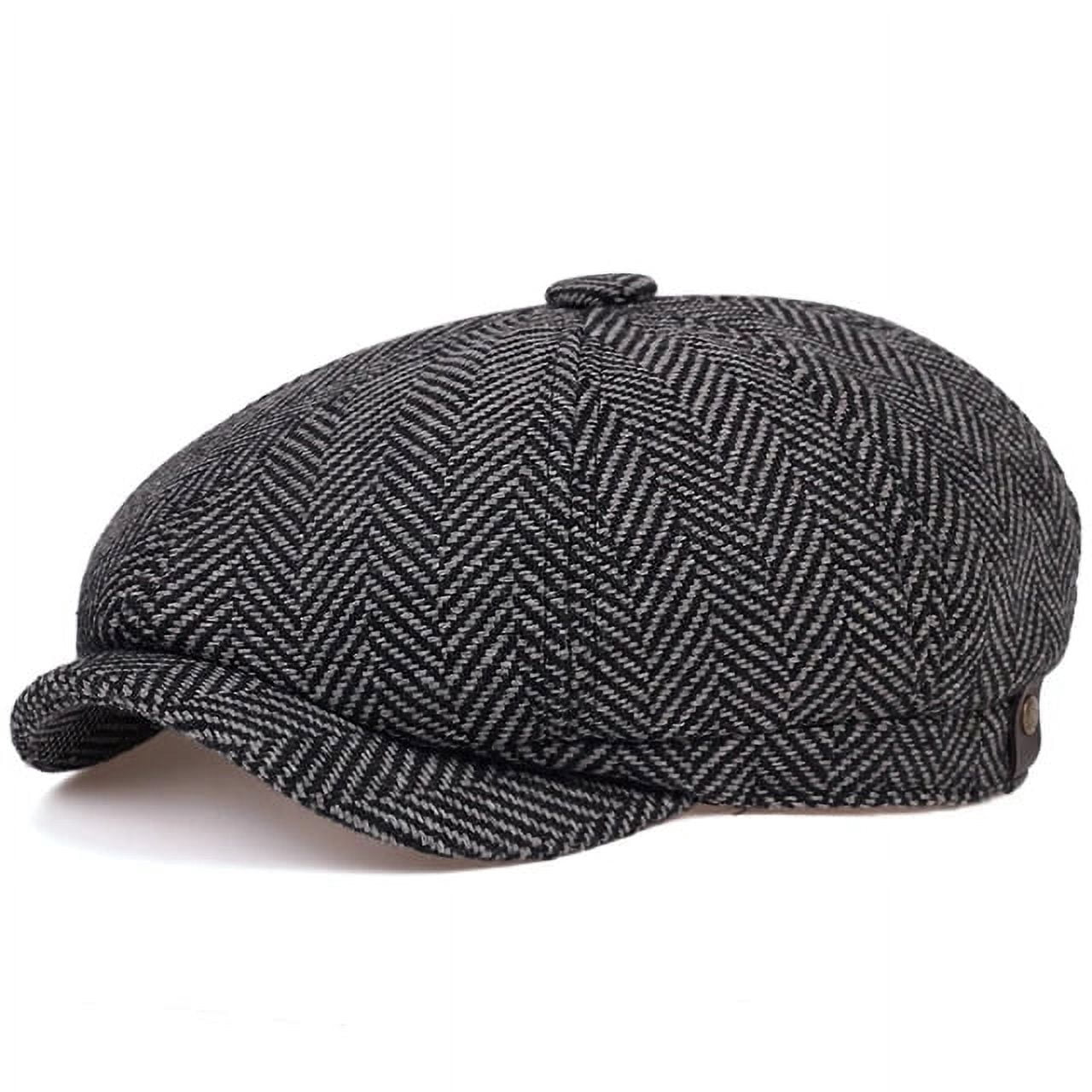 SikaFu New mens Newsboy Cap Beret Hat Men Women wild Hats Tweed Gatsby ...