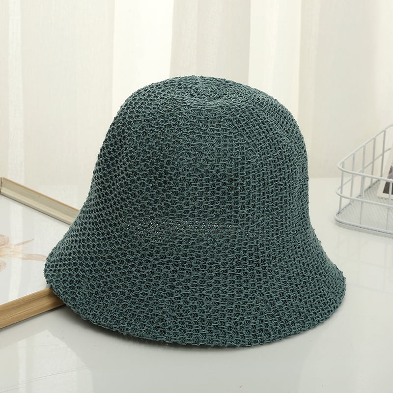 SikaFu Pure -Colored Fisherman Hat Bucket Hat Summer Outdoor Outbound ...