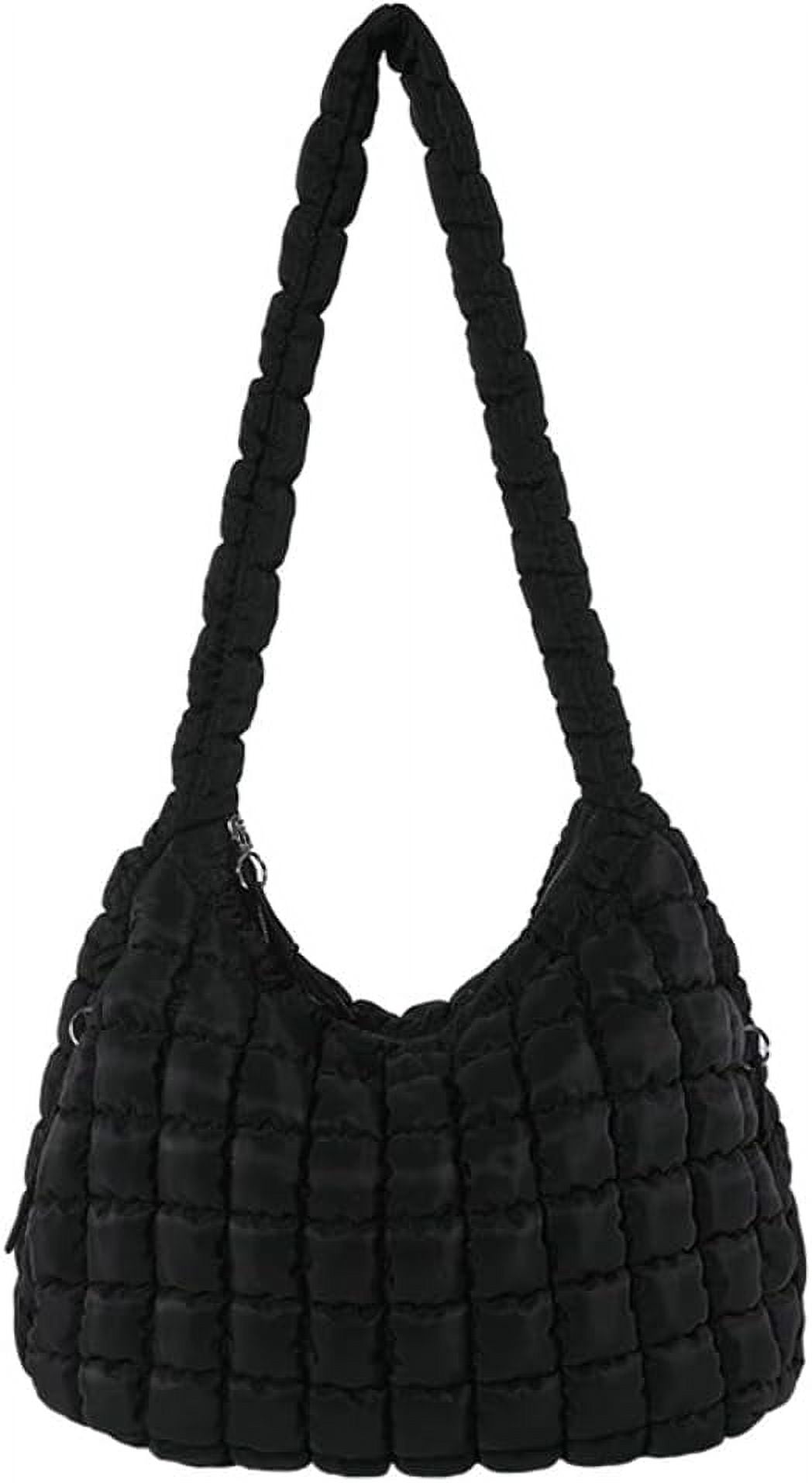 SikaFu Quilted Puffy Tote Bag Large Crossbody Shoulder Handbag Quilted ...