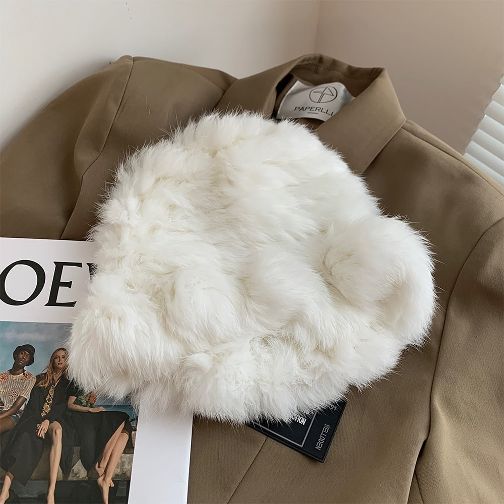SikaFu Selected Plush Hat Female Autumn And Winter New Warm Rabbit Hair ...