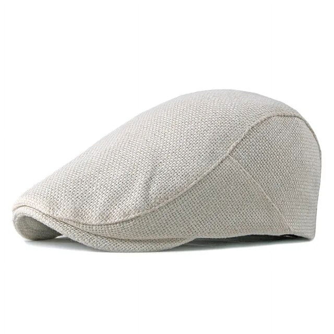 SikaFu Spring Summer Solid Color Newsboy Caps Men Flat Peaked Cap Women ...