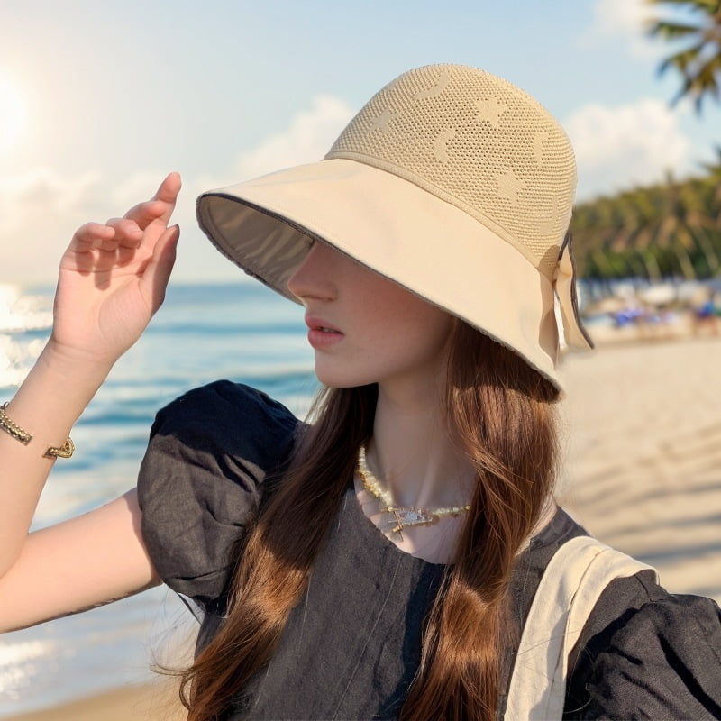 SikaFu The New Foldable Solar Hat Female Sunscreen Summer Version Of ...