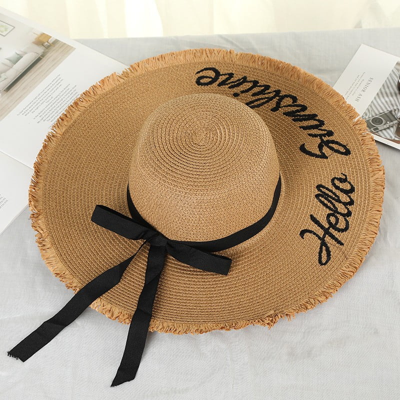 SikaFu Version Of Lace Bow, Big Hat, Brima, Female Summer Breathable ...