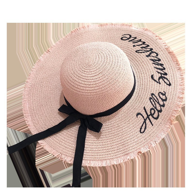 SikaFu Version Of Lace Bow, Big Hat, Brima, Female Summer Breathable ...