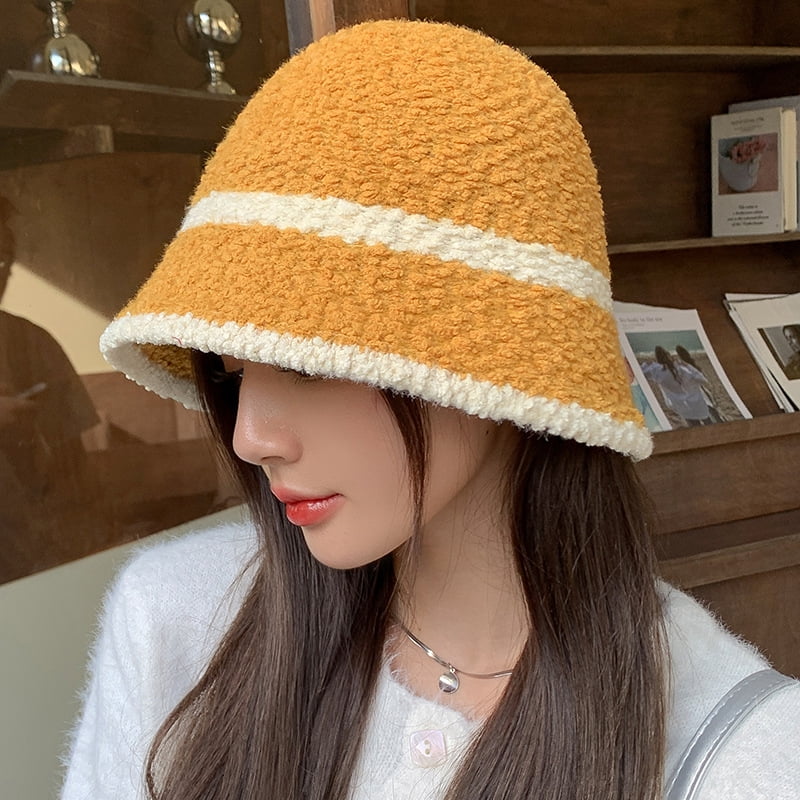 SikaFu Version Of The New Hat Autumn Warming Water Barrel Hat, Simple ...