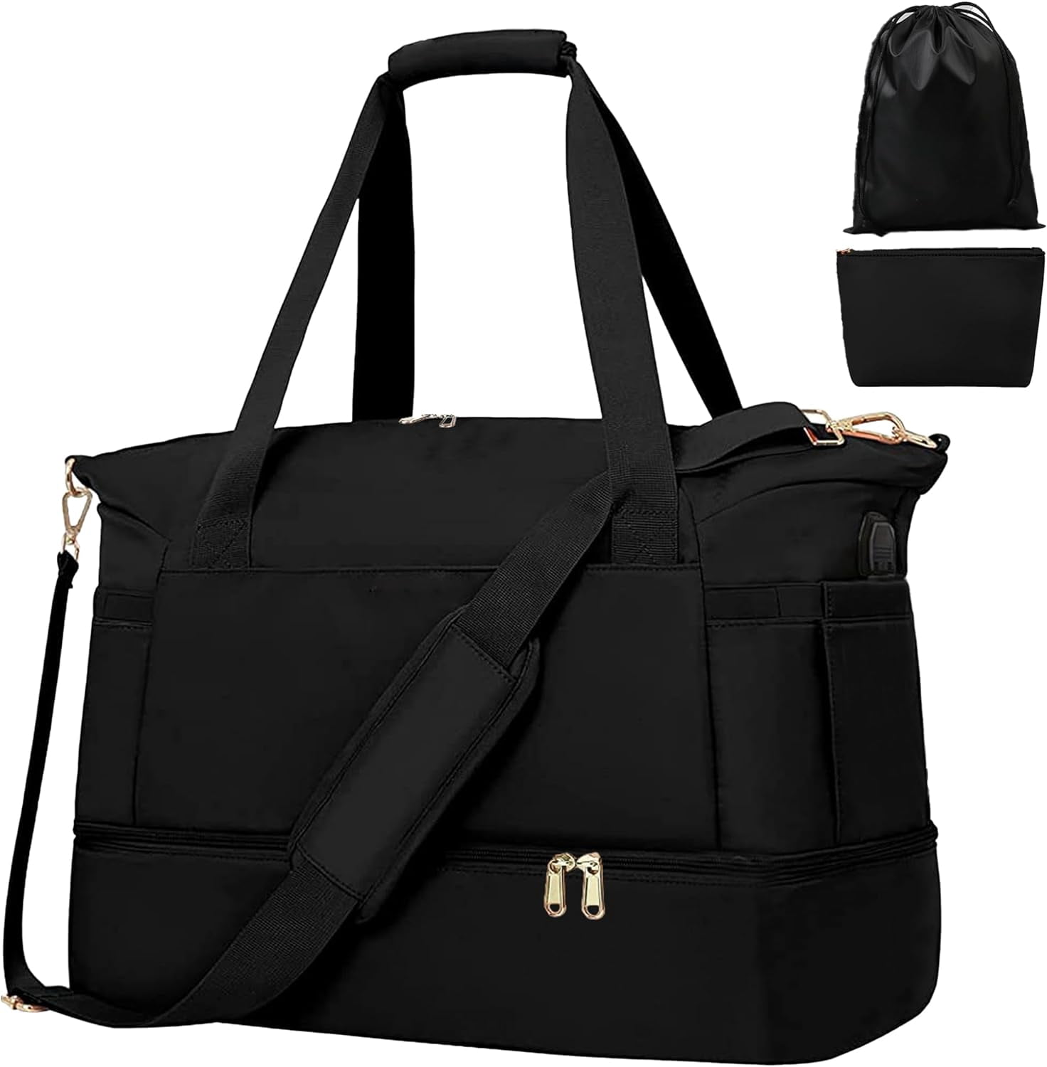 SikaFu Women Gym Bag with Separation for Wet and Dry, Shoe Storage ...