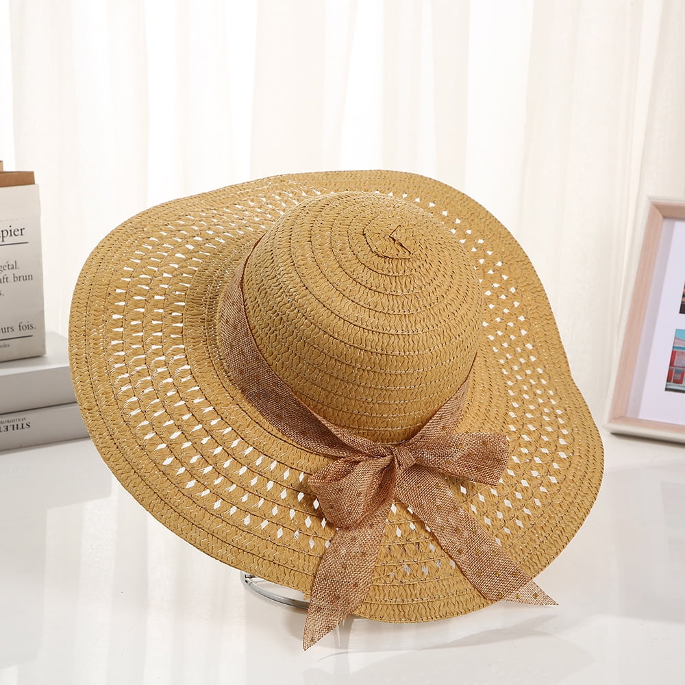SikaFu Women's Bigmore Beach Sunan Hat Hollow Bowlason Sunper Sunscat ...