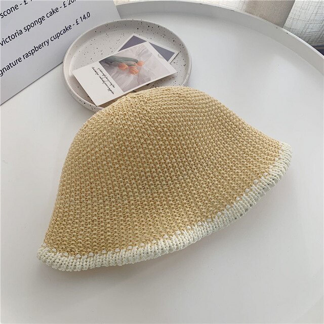 SikaFu Women's Bucket Hat Summer Striped Breathable Hip Hop Bob ...