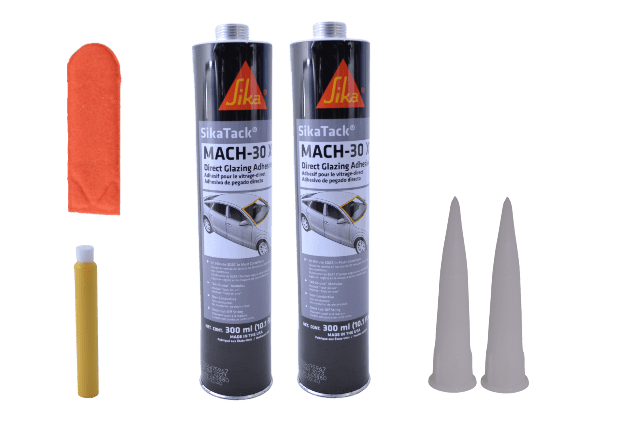 SikaTack Mach 30XV Auto Glass Urethane, Adhesive Sealant 2 Cartridge ...
