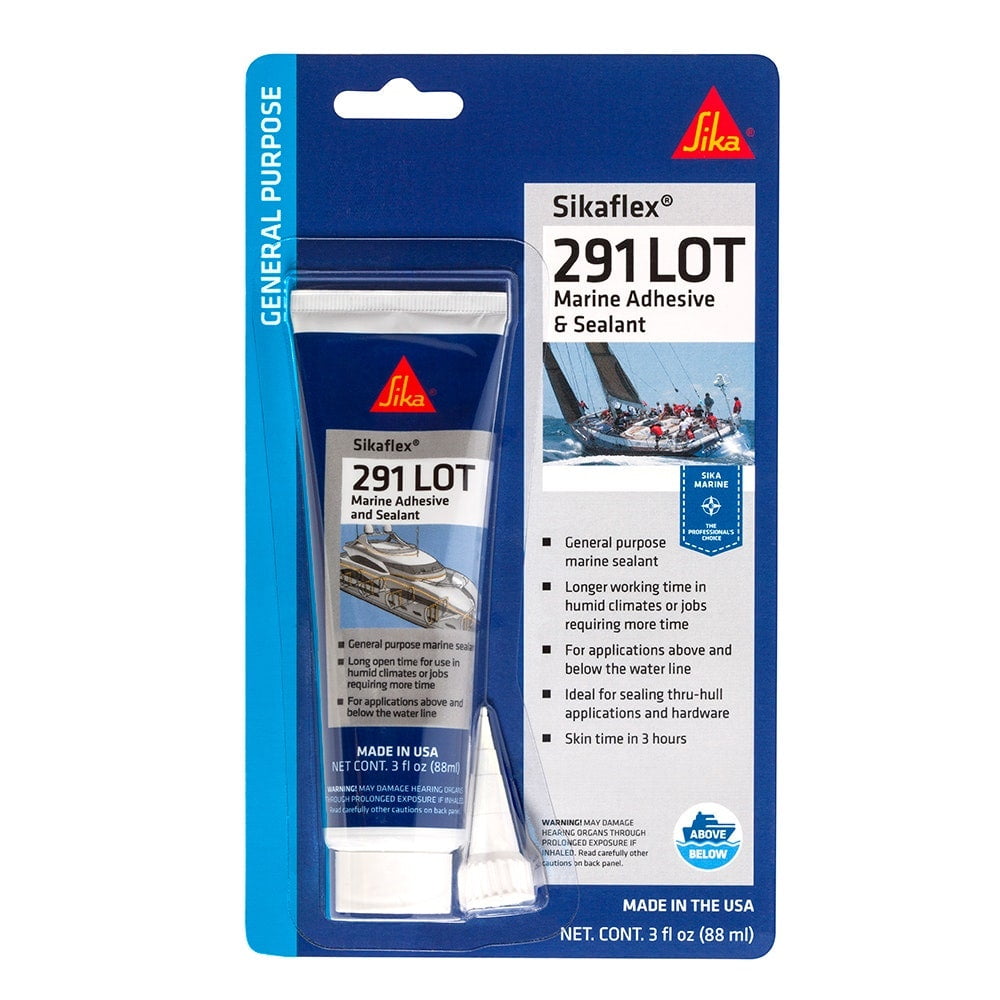 Sikaflex 291 LOT, Black, Polyurethane Marine Sealant-Adhesive, 3oz Tube ...