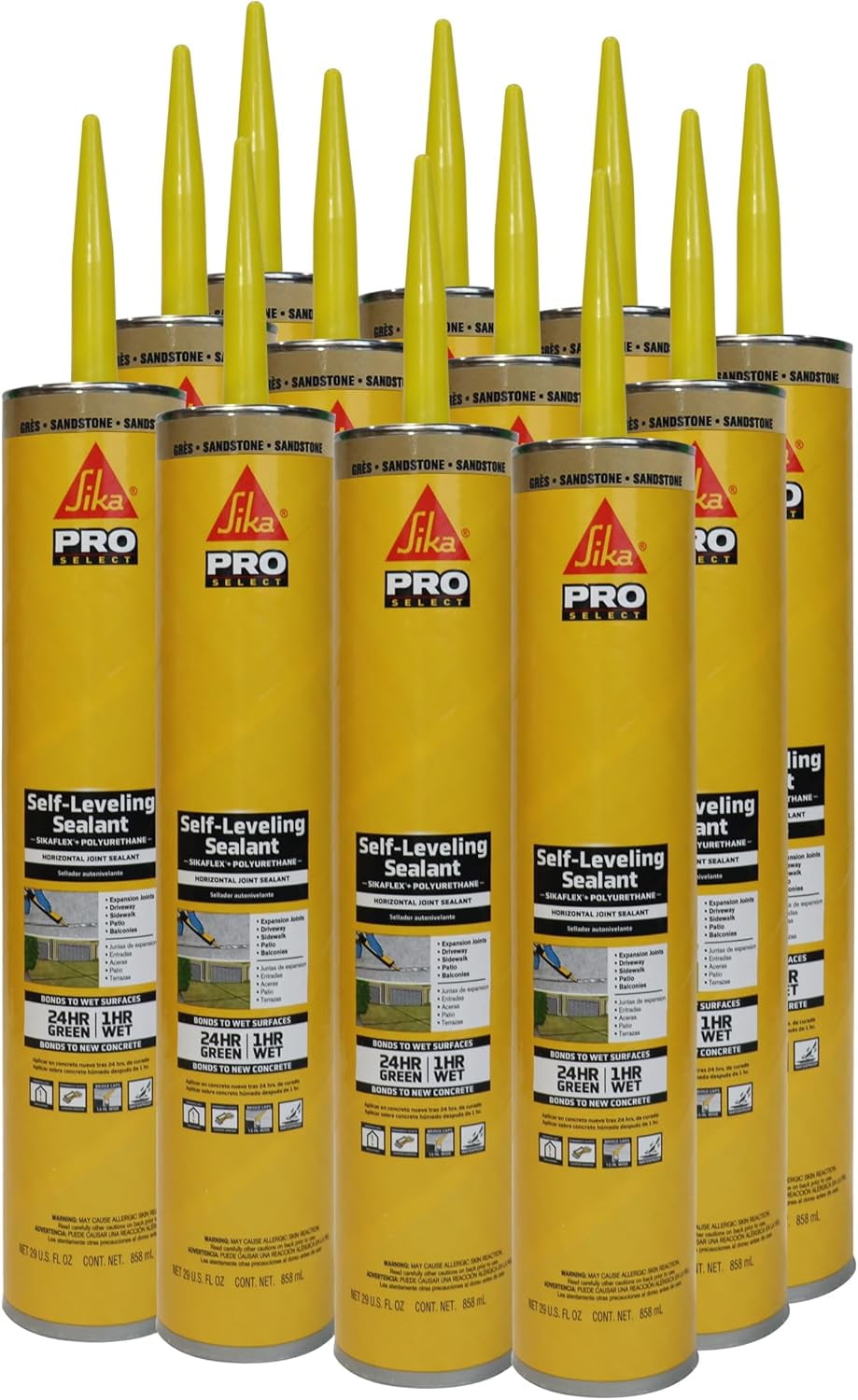 Sikaflex Self Leveling Sealant Sandstone Polyurethane With An