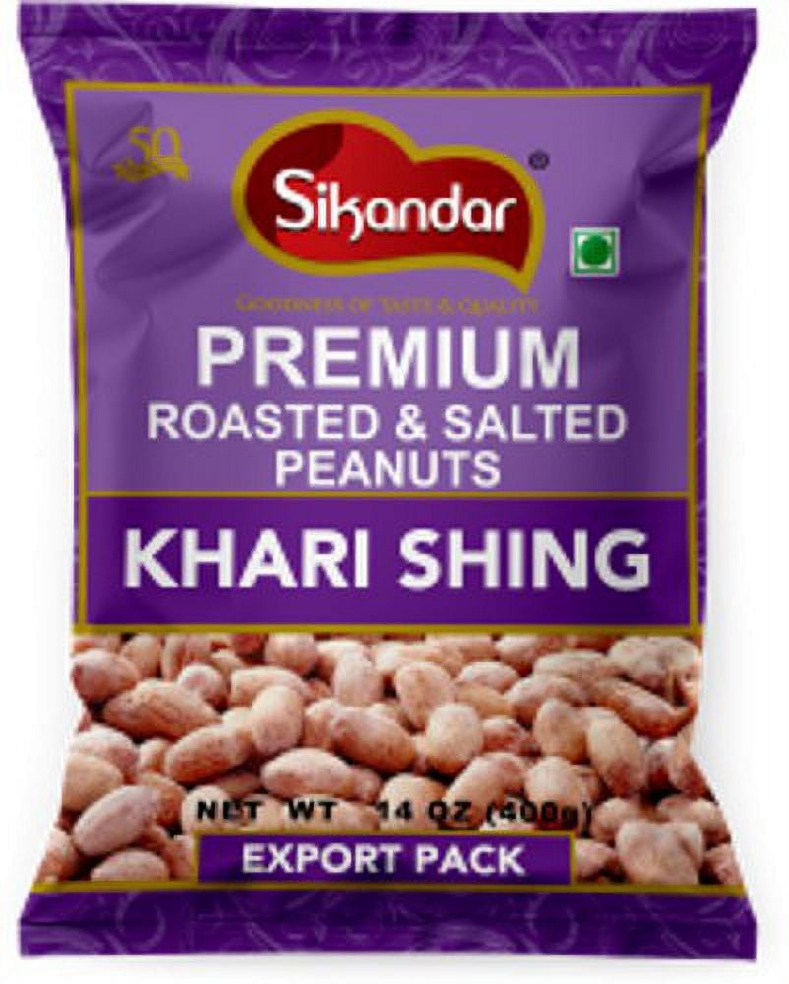 Sikandar Premium Roasted & Salted Peanuts - Khari Shing - With Husk 400 ...