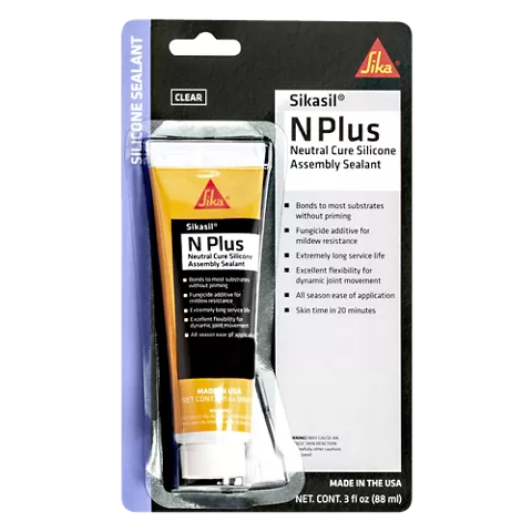 Sikasil®-N Plus CLEAR general purpose, one-component, non-sag ...