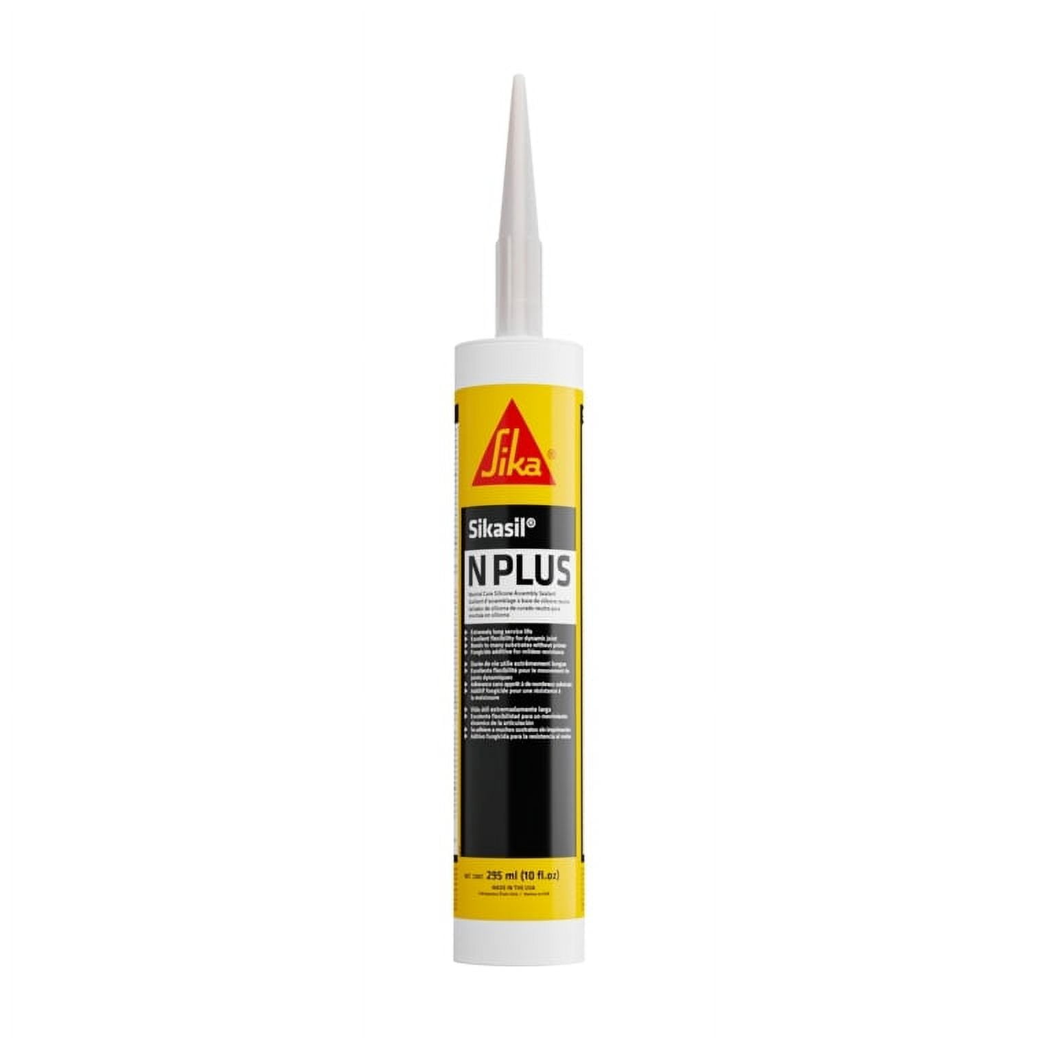 Sikasil-N Plus US Clear Neutral Cure Silicone Assembly Sealant 295ml Cartridge - Walmart.com