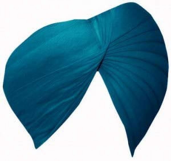 Sikh Cotton Turban For Men | Azure Color | 5Mts Punjabi Pagri ...