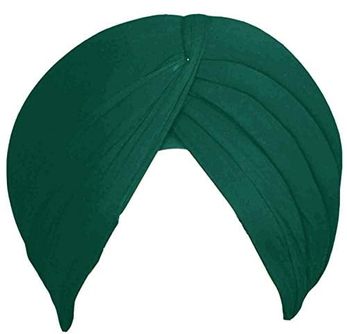 Sikh Cotton Turban For Men | Cadmium Green Color | 8 Mts Punjabi Pagri ...