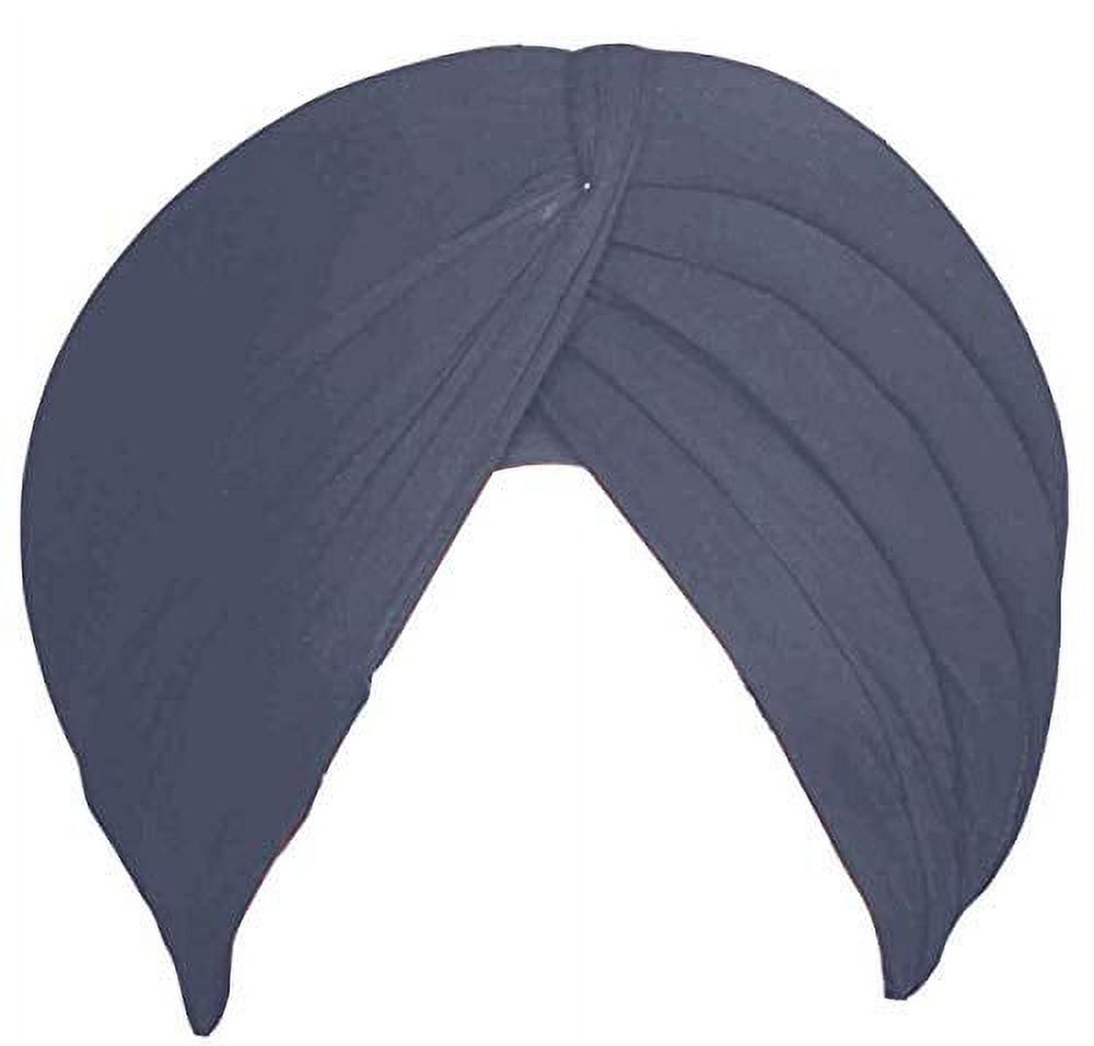 Sikh Cotton Turban For Men | Dark Grey Color| 6 Mts Punjabi Pagri ...