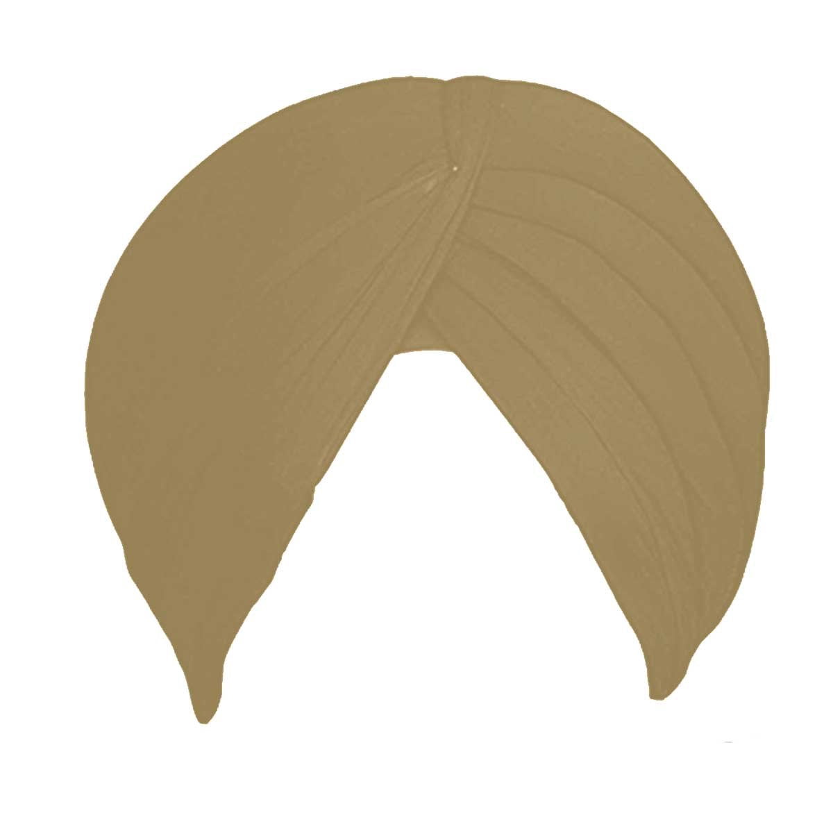 Sikh Cotton Turban For Men |Ecru Color | 5Mts Punjabi Pagri (Unstitched ...
