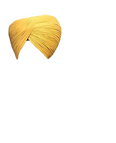 Sikh Cotton Turban For Men | Flax Color | 5Mts Punjabi Pagri ...