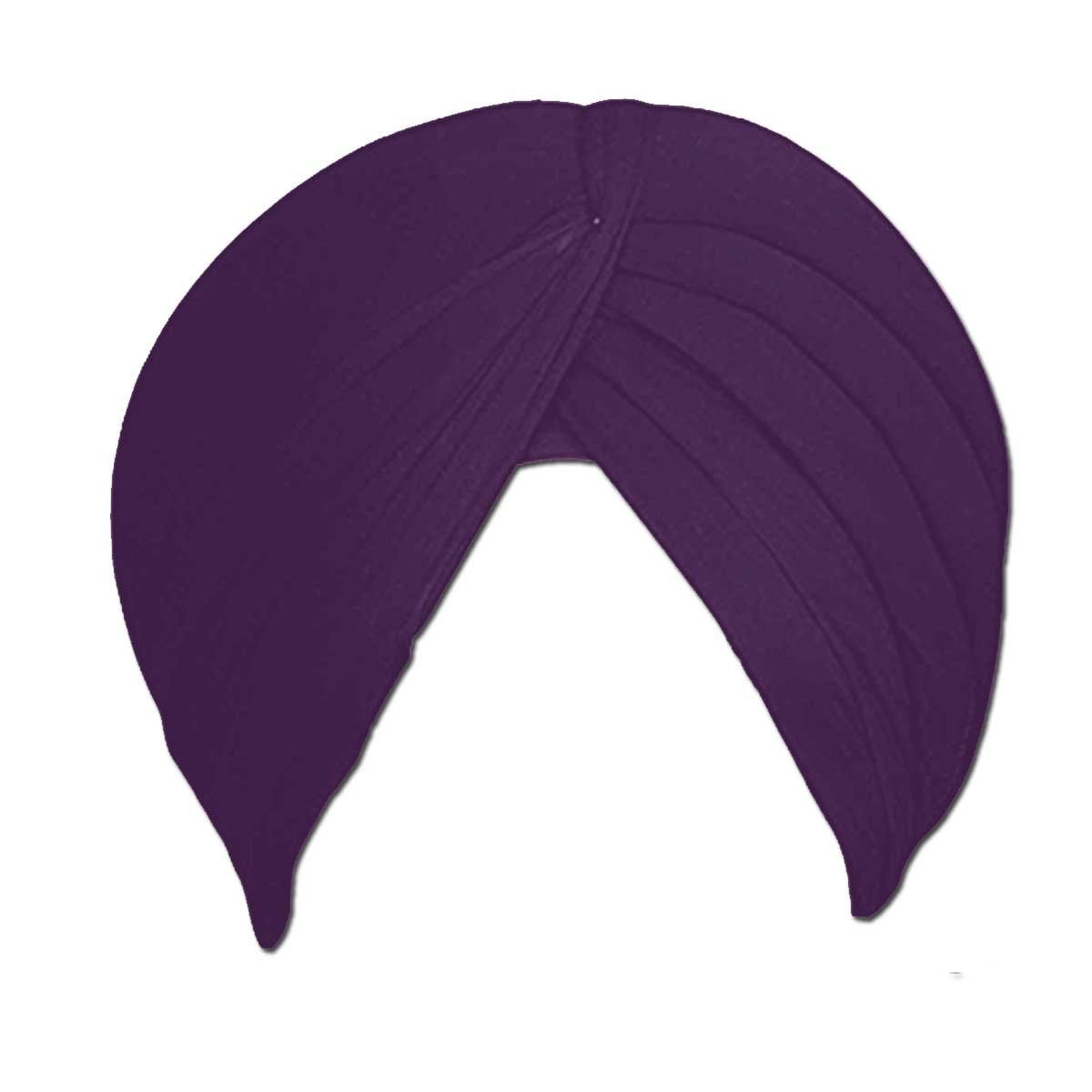 Sikh Cotton Turban For Men | French Violet Color | 7 Mts Punjabi Pagri ...