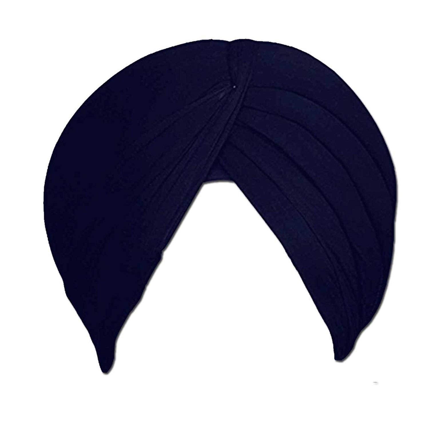 Sikh Cotton Turban For Men | Navi Blue Color | 8 Mts Punjabi Pagri ...