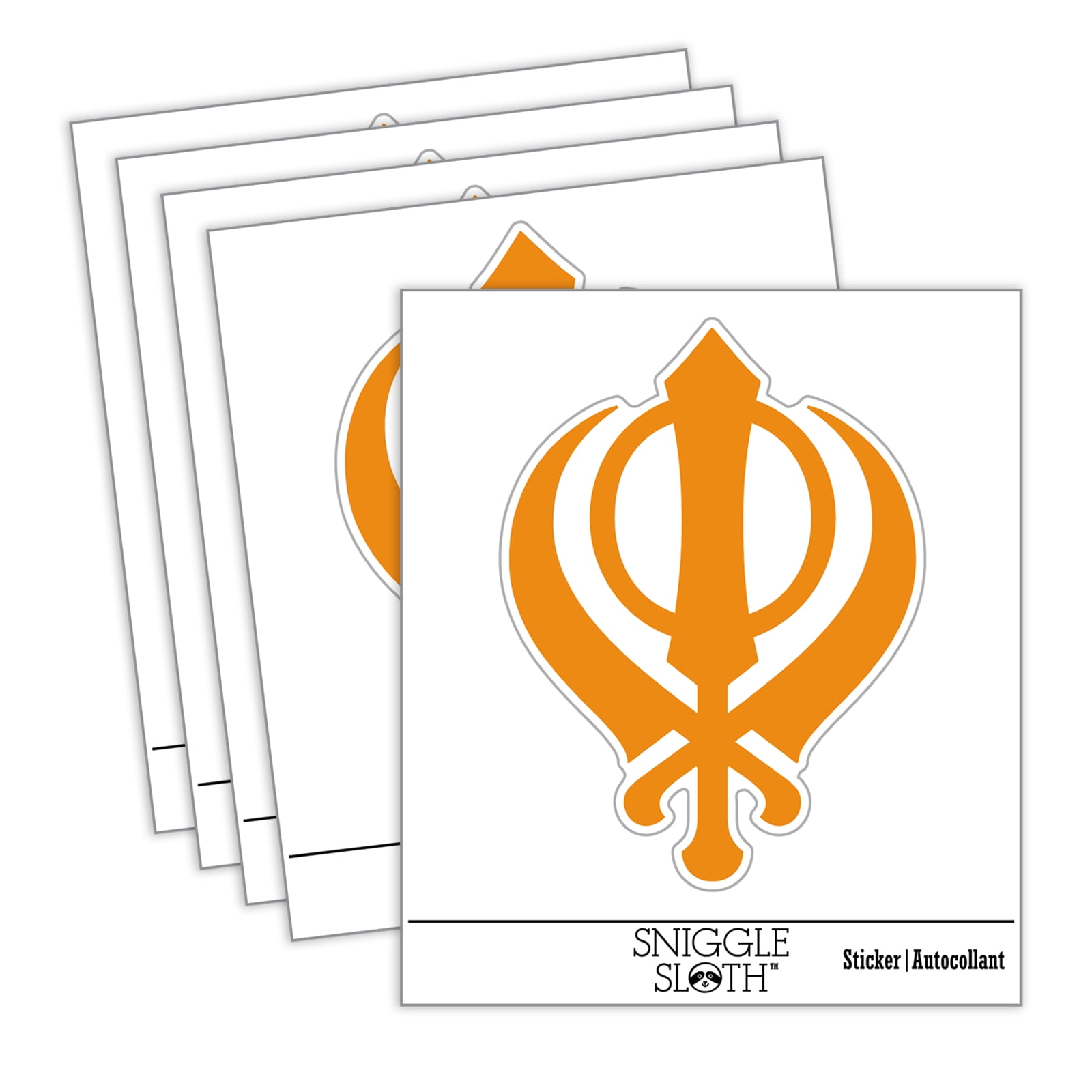 Sikh Khanda Indian Punjab Religious Symbol Car Window Bumper Water ...