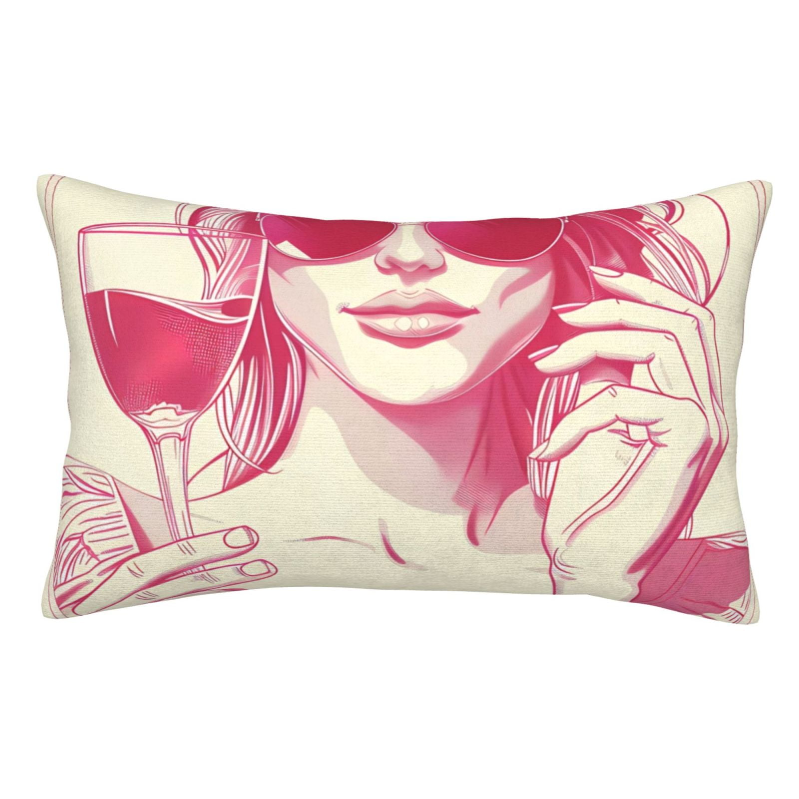 Sikiie Ace Of Diamonds Lady Pillow Covers, Throw Pillow Case Cushion ...