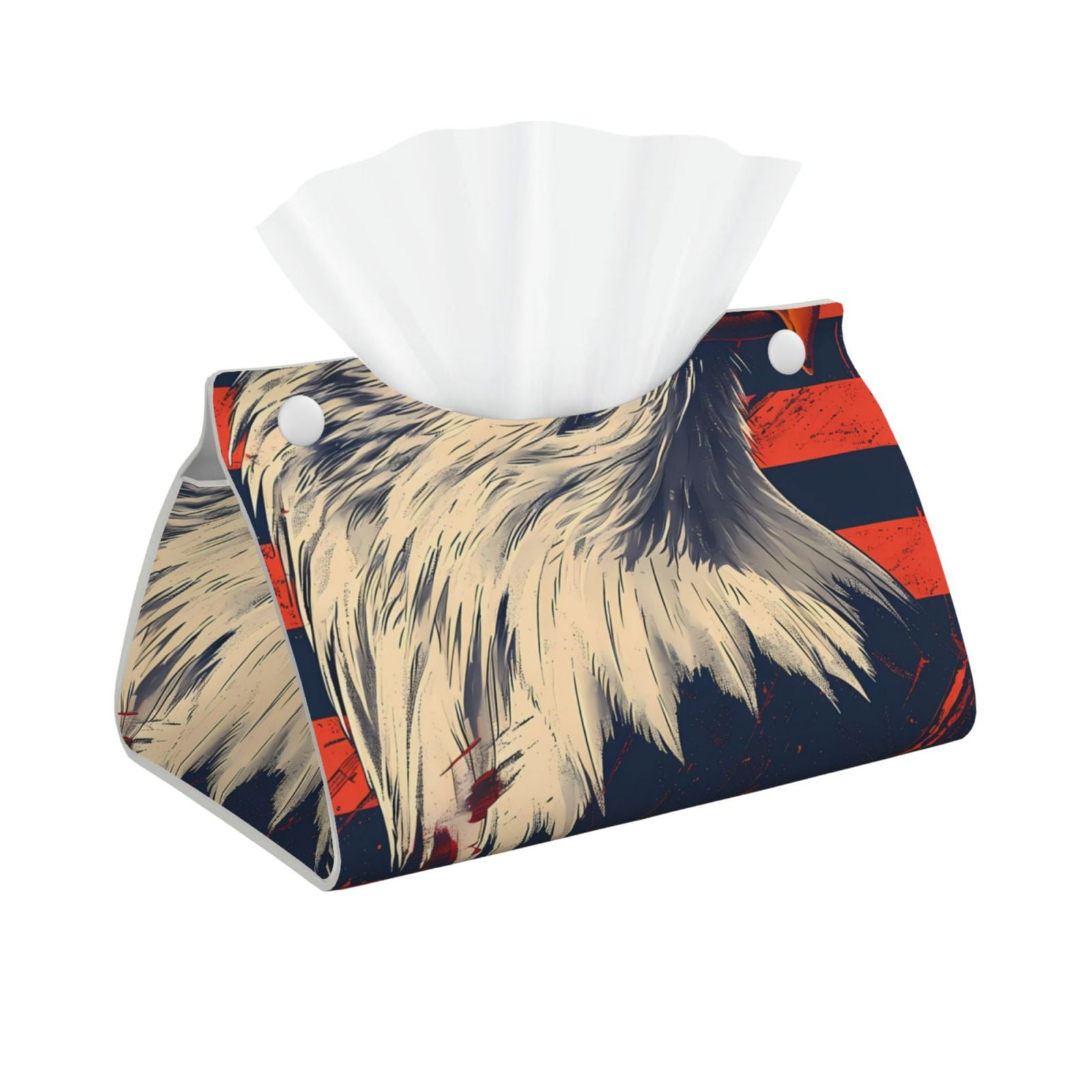 Sikiie American Bald Eagle A Leather Tissue Box Cover Rectangle, Long ...