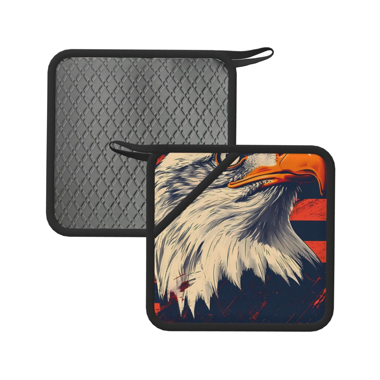 Sikiie American Bald Eagle A Pot Holders Kitchen Insulation Mats Heat ...